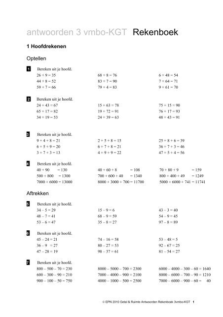 Antwoorden+Rekenboek+3KGT