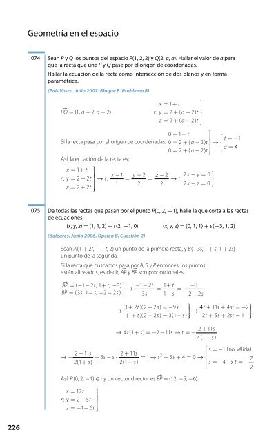 226 Geometría en el espa