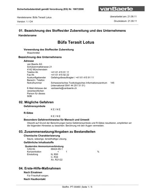 Büfa Terasit Lotus - vanbaerle.com