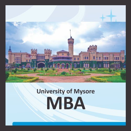 Mysore Univresity MBA - Gems B-School