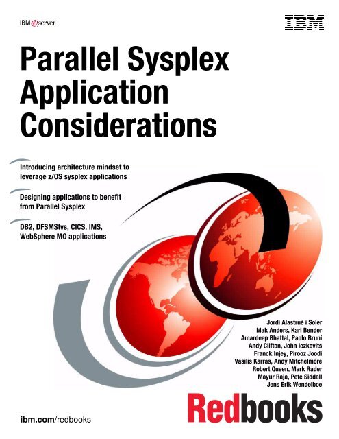 Parallel Sysplex Application Considerations derations - IBM Redbooks