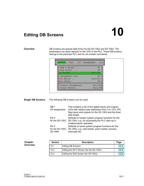 Editing Data Blocks 9-18