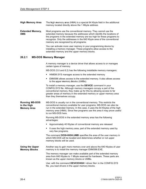 Data Management STEP 5 Hi