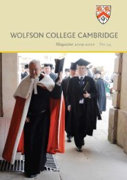 Wolfson Review - Wolfson College - University of Cambridge