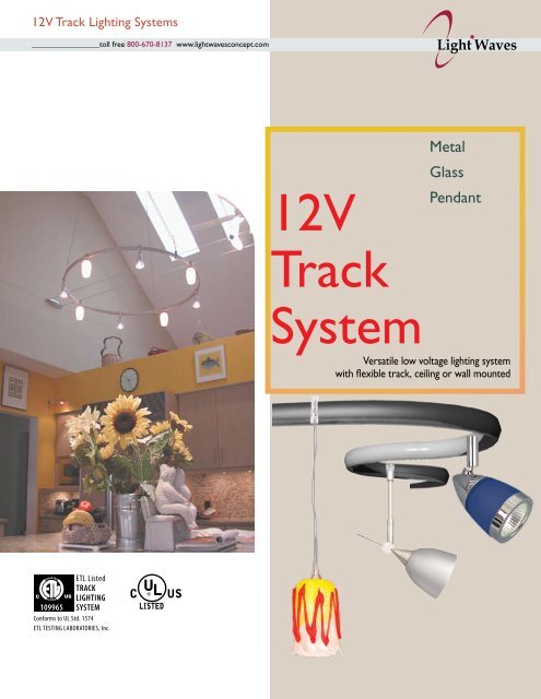 12V Track System - Light Waves Concept