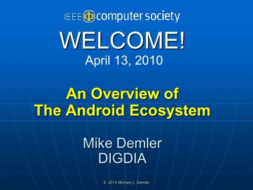 An Overview of The Android Ecosystem