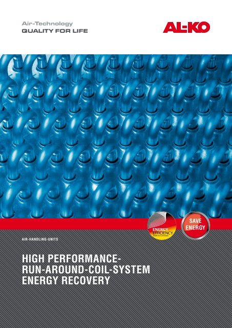 RUN-AROUNd-cOIL-SySTEM ENERGy REcOvERy - AL-KO