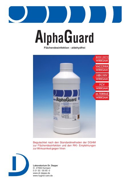 AlphaGuard - Laboratorium Dr. Deppe