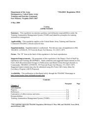 Department of the Army *TRADOC Regulation 350-36 Headquarters ...