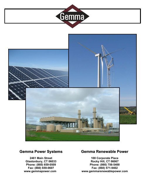 Gemma Power Systems Gemma Renewable Power