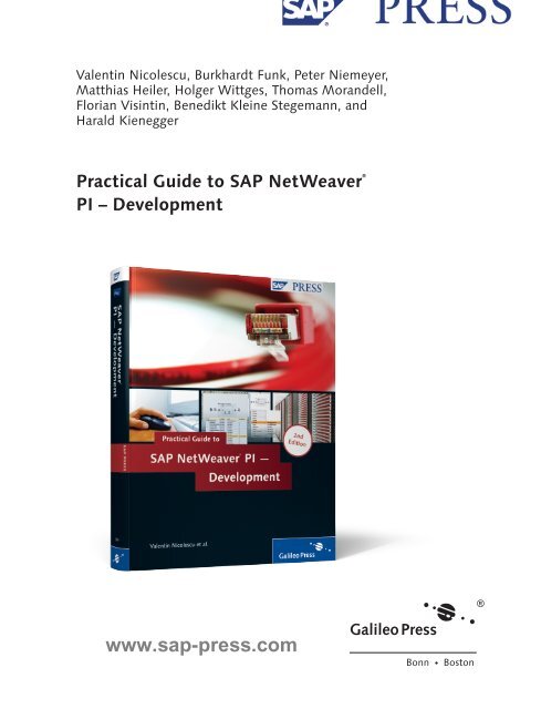 Practical Guide to SAP NetWeaver PI – Development