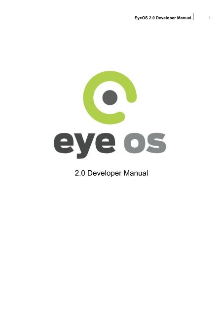 EyeOS 2.0 Developer Manual