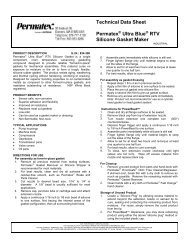 Permatex ® 26BR High Temperature Red RTV Silicone Gasket