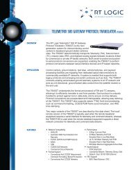 TELEMETRIX 500 AFSCN GATEWAY (T500GT-ADCCP) - RT Logic