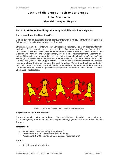 „Ich und die Gruppe – Ich in der Gruppe“ - grimus.or.at