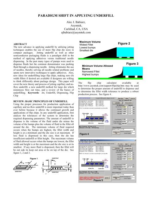 Dispensing Underfill as a Standard Manufacturing Process