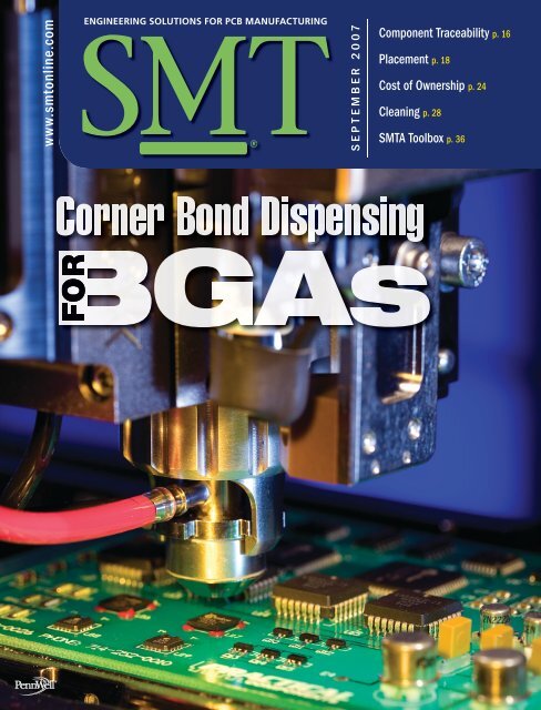 Corner Bond Dispensing for BGAs - Nordson Corporation