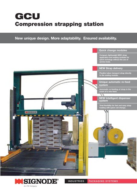 Compression strapping station - ITW Signode