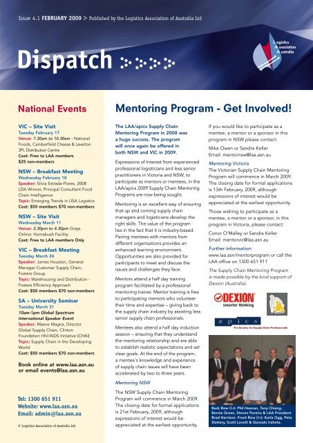 Dispatch - Logistics Association of Australia