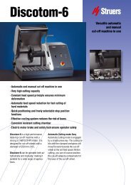 Discotom-60/-65 - Struers