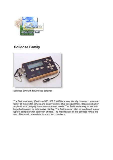 Solidose Family - Elimpex