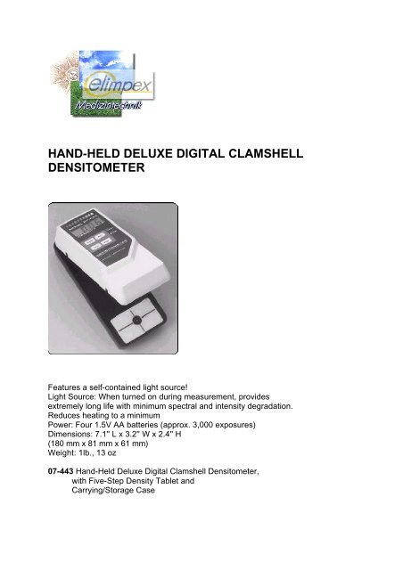 Hand-Held Service - Elimpex