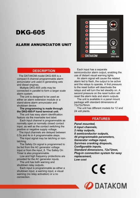 DKG-605 - Datakom