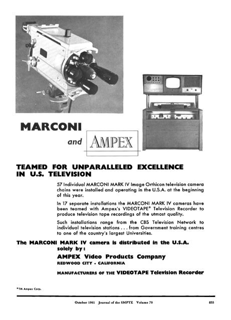 MARCONI - SMPTE Motion Imaging Journal