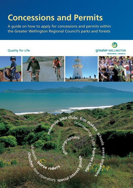 Concessions and Permits - Greater Wellington Regional Council