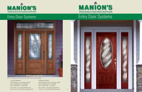 Entry Door Systems - Manions Wholesale