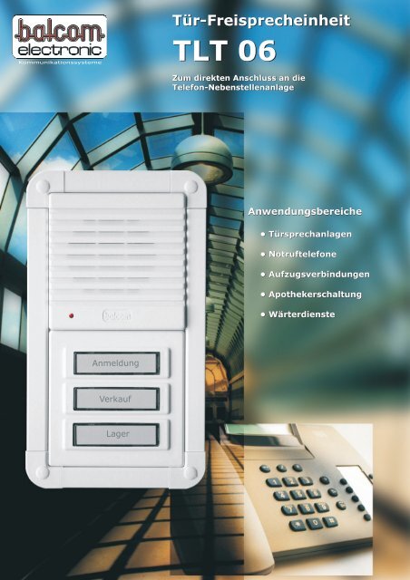 TLT 06 TLT 06 - balcom-electronic GmbH
