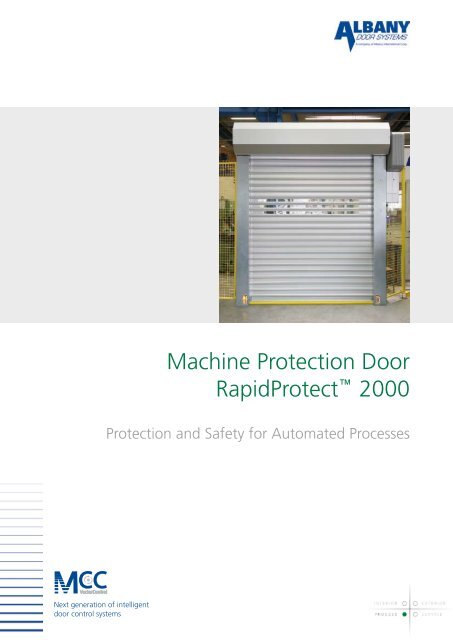 Machine Protection Door RapidProtect™ 2000 - Maxiflex