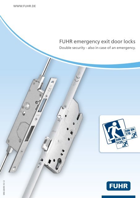 FUHR emergency exit door locks - Carl Fuhr GmbH & Co. KG