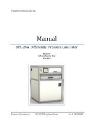DPL-24 Manual - OPTEK