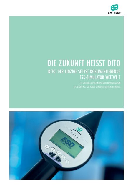 DIE ZUKUNFT HEISST DITO - EM Test
