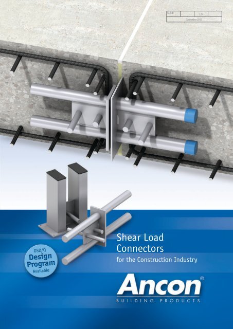 DSD/ESD Shear Load Connectors - Ancon