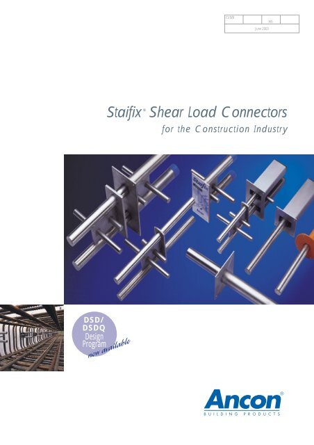 Staifix® Shear Load Connectors