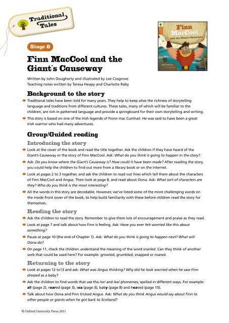 Finn MacCool and the Giant's Causeway - Oxford University Press