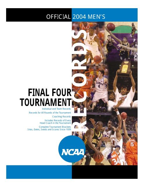 2004 NCAA Final Four Tournament Records Book