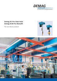 Demag DR-Pro rope hoist