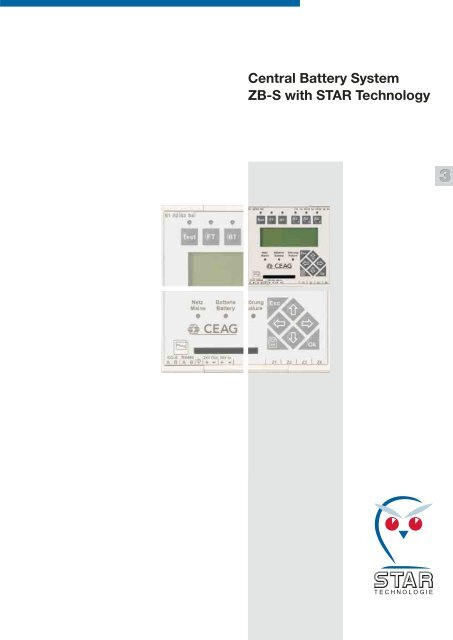 Central Battery System ZB-S with STAR Technology - CEAG