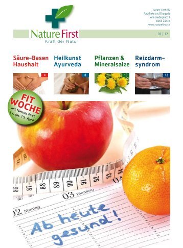 10 Gratis Magazine von NATUREFIRST.CH
