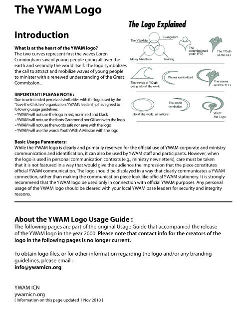 YWAM logo - YWAM Knowledge Base