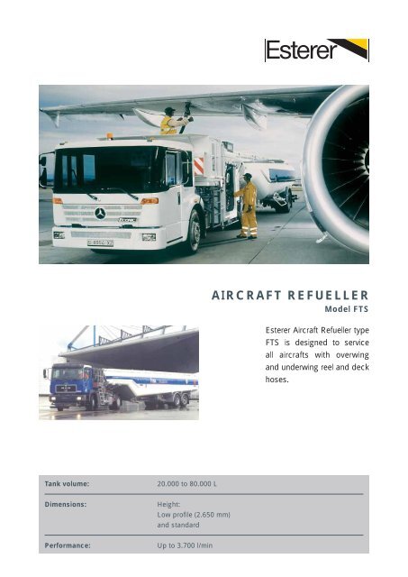AIRCRAFT REFUELLER - Dr.-Ing. Ulrich Esterer GmbH & Co