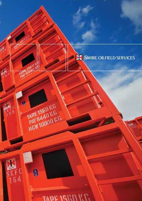 The swire flag is more than just - Swire Oilfield Services