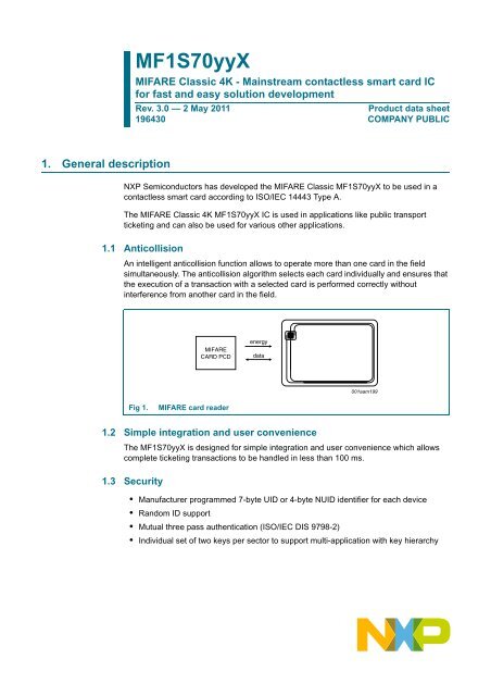 16 pF Pack of 10 MIFARE Ultralight C Contactless Ticket IC MF0ICU2 13 ...