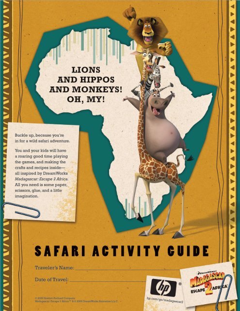 SAFARI ACTIVITy GUIDE - HP