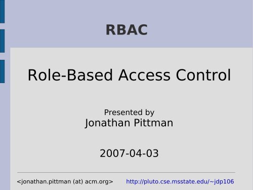 Role-Based Access Control