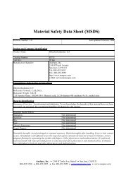 Material Safety Data Sheet (MSDS) And Useful ... - U.S. Army