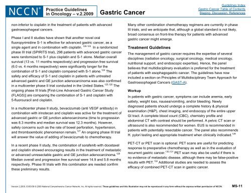 Gastric Cancer Nccn